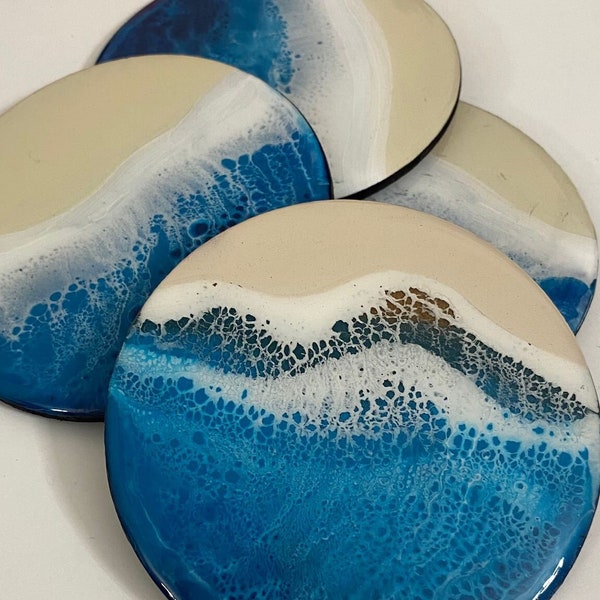 Epoxy Coasters - Etsy