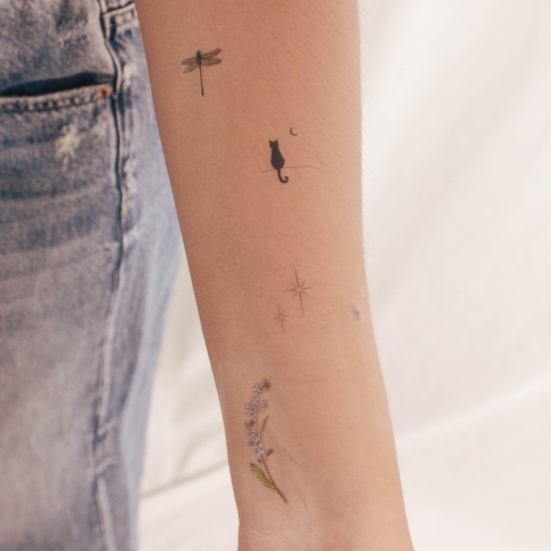 Fun Pack Temporary Tattoo set of 2 - Etsy