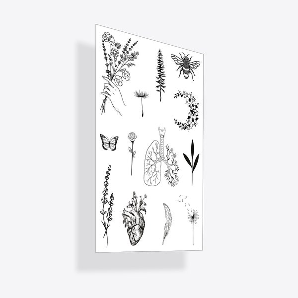 Nature Tattoo - Etsy