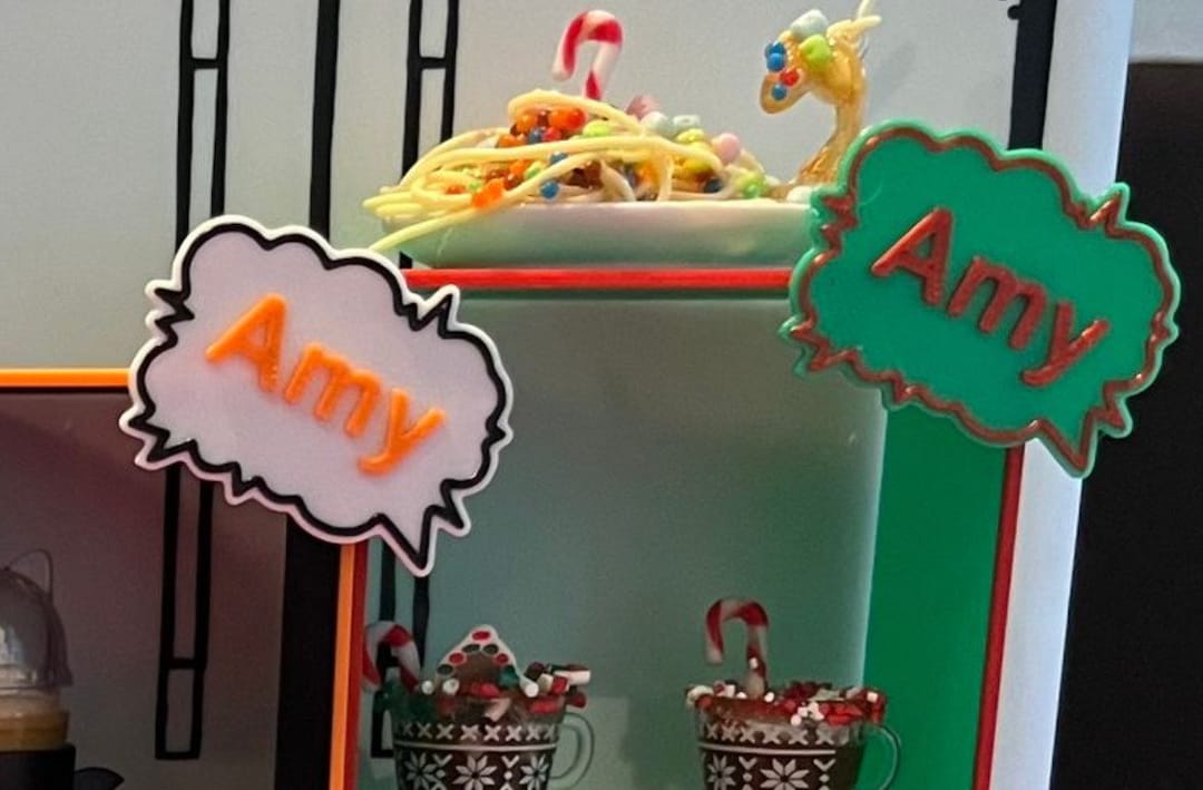 Mini Name Tag for Miniverse Etc. - Etsy