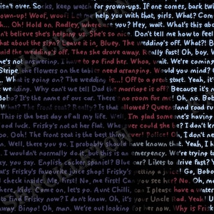 Bluey, the Sign (2024) Handwritten Movie Script Poster - Etsy UK