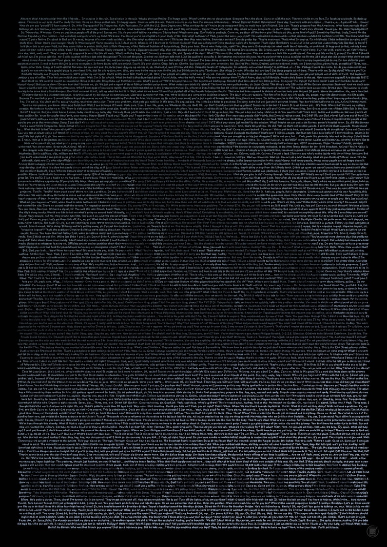 Godzilla (1998) Handwritten Movie Script Poster - Etsy