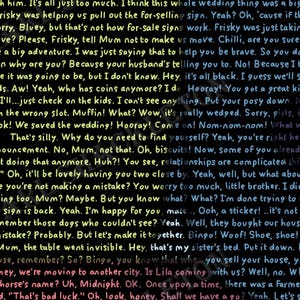 Bluey, the Sign (2024) Handwritten Movie Script Poster - Etsy