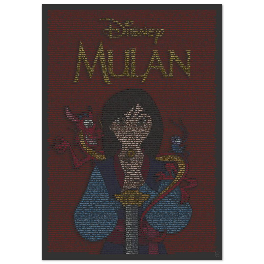 Mulan 1998 Handwritten Movie Script Poster - Etsy