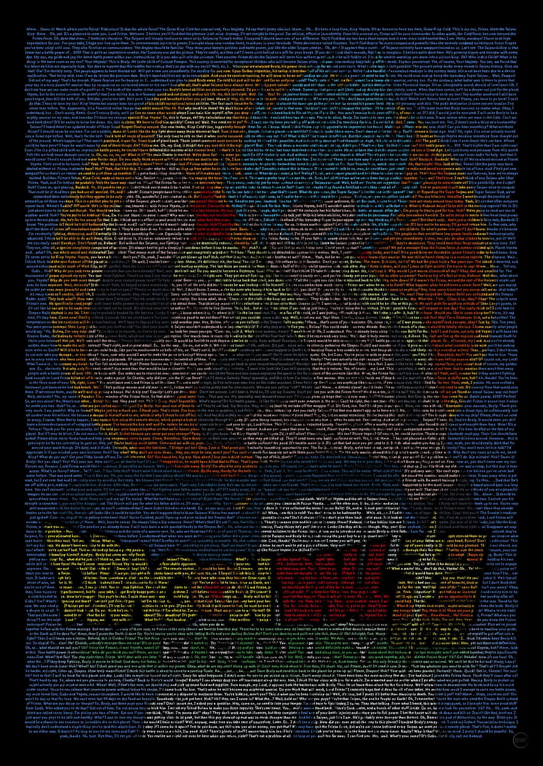 Dragon Ball Super: Broly 2019 Handwritten Movie Script Poster - Etsy