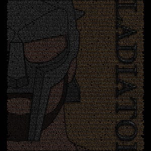 Gladiator (2000) Handwritten Movie Script Poster - Etsy