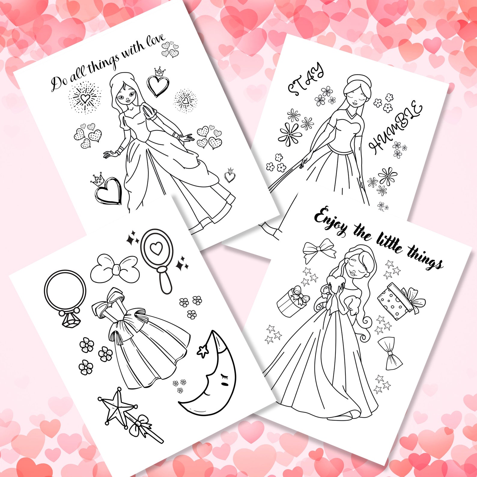 Coloring Pages Princess Printable Pages Motivational Quotes for Girls ...