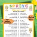 Spring This or That Game: Fun Printable Activity (PDF) - Etsy