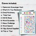 Back to School Themed Games Bundle Printable Kids Activity Pack First ...