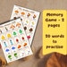 Fall Vocabulary Worksheets Autumn Words Games Bundle Set Dobble Style ...
