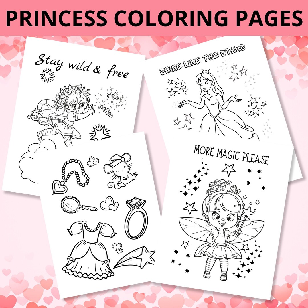 Coloring Pages Princess Printable Pages Motivational Quotes for Girls ...