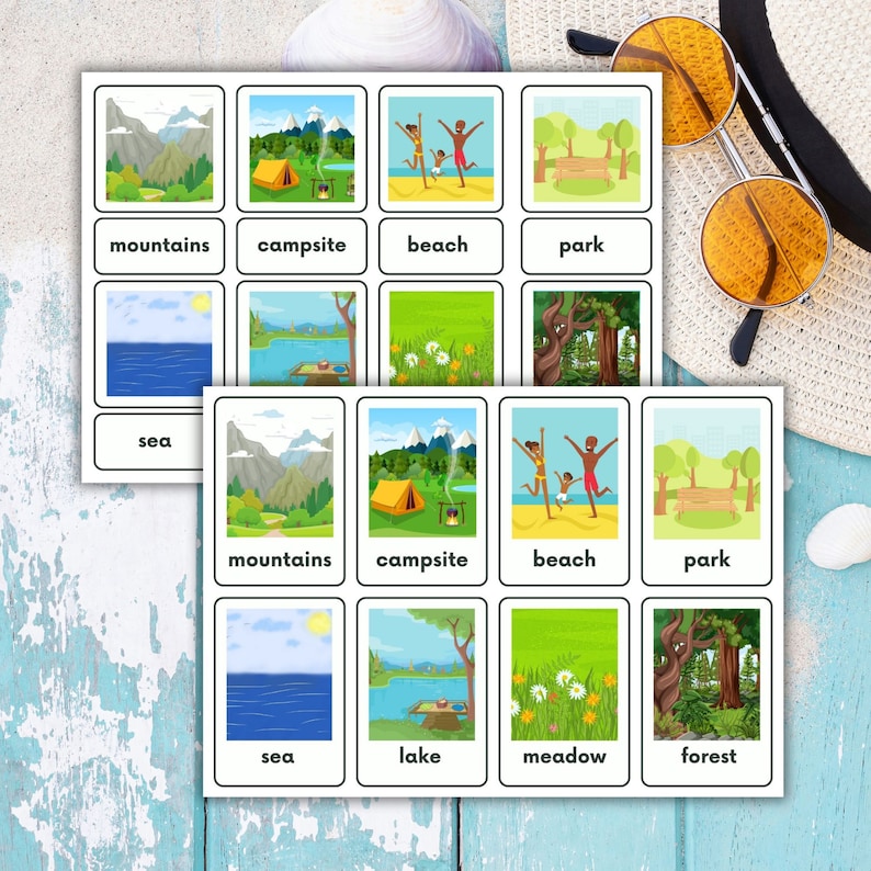 Places Flashcards Travel Tourist Attractions Flashcards Printable ...