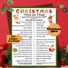 Christmas Winter Themed This or That Would You Rather Game Printable ...