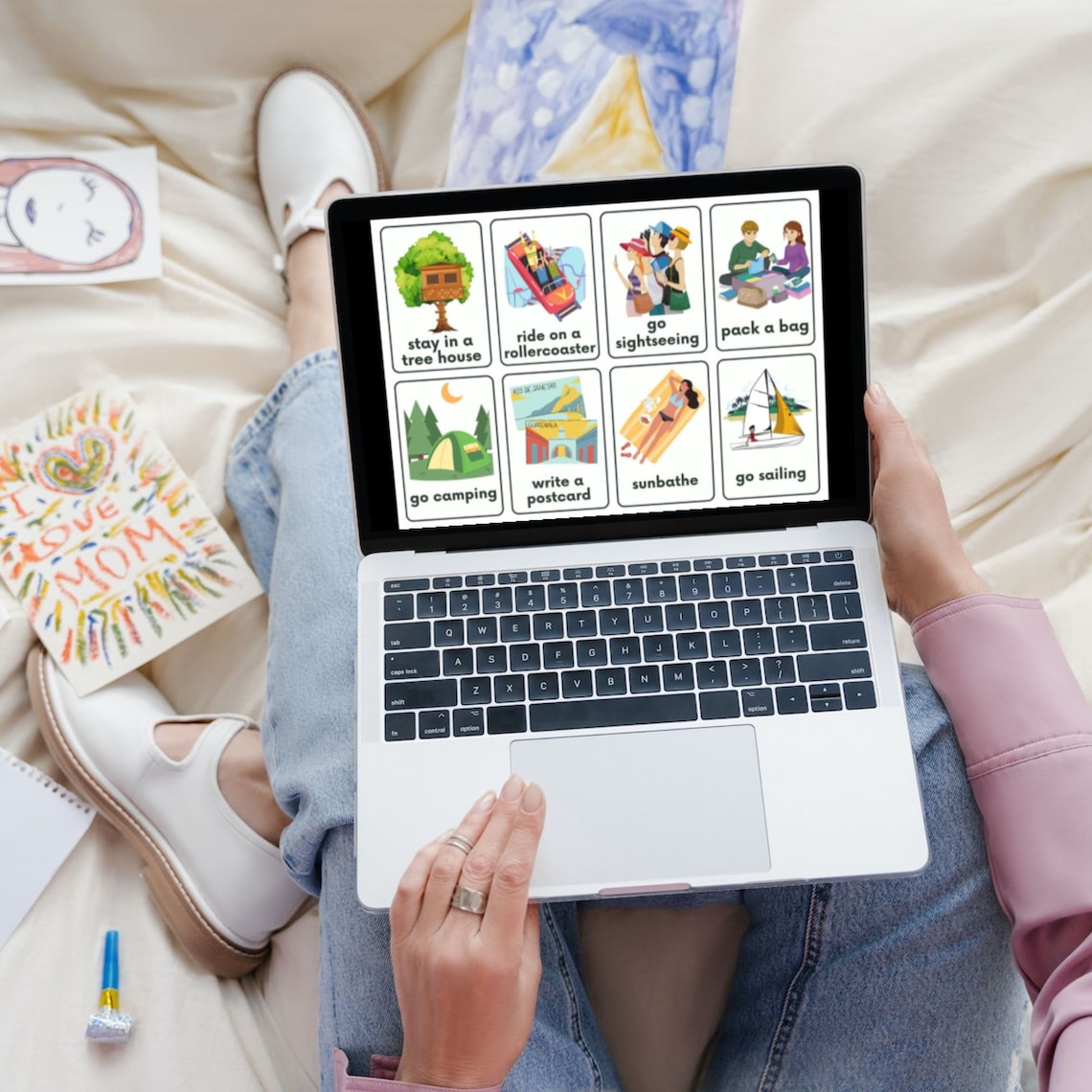 Action Verbs Flashcards Activities in English Flash Cards Printable ...