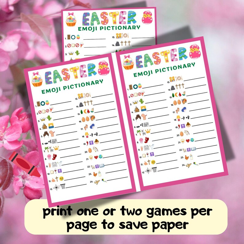 Fun Easter Printable Game for Kids Family Party Activity Classroom ...