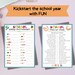 Back to School Themed Games Bundle Printable Kids Activity Pack First ...
