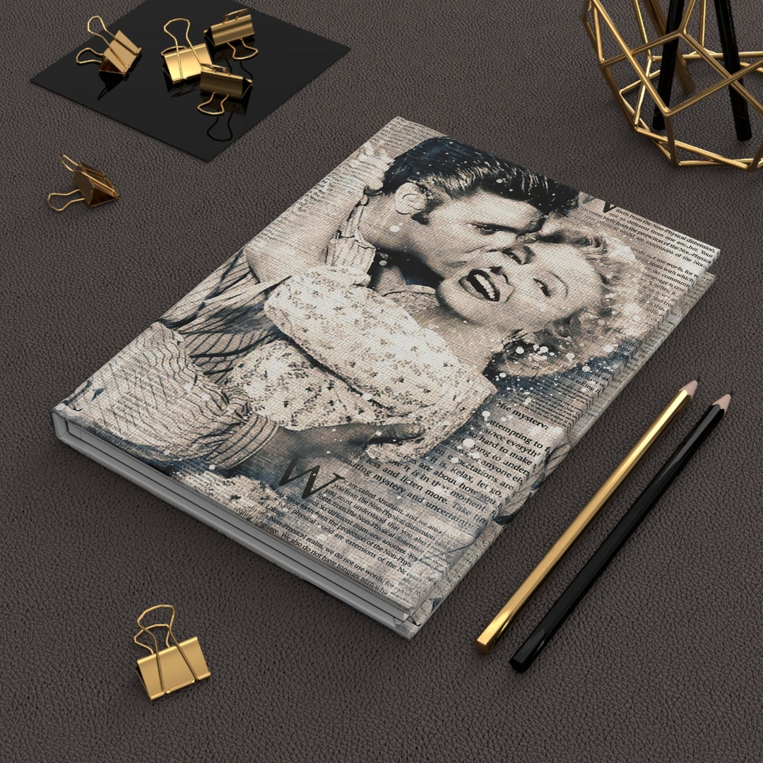 Marilyn Monroe and Elvis Presley Portrait Hardcover Journal Notebook ...