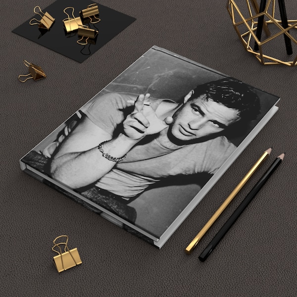 Vintage Retro Young Dicaprio Fan Art Daily Planner Spiral Notebook ...
