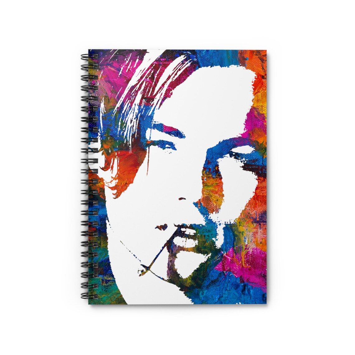 Vintage Retro Young Dicaprio Fan Art Daily Planner Spiral Notebook ...