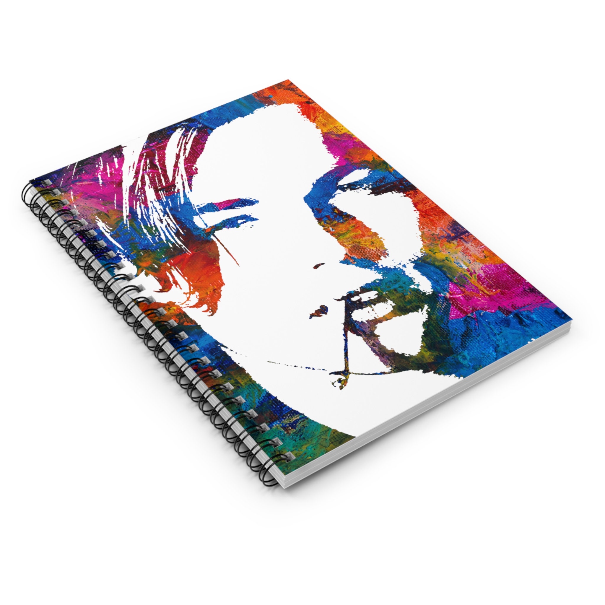 Vintage Retro Young Dicaprio Fan Art Daily Planner Spiral Notebook ...