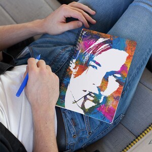 Vintage Retro Young Dicaprio Fan Art Daily Planner Spiral Notebook ...