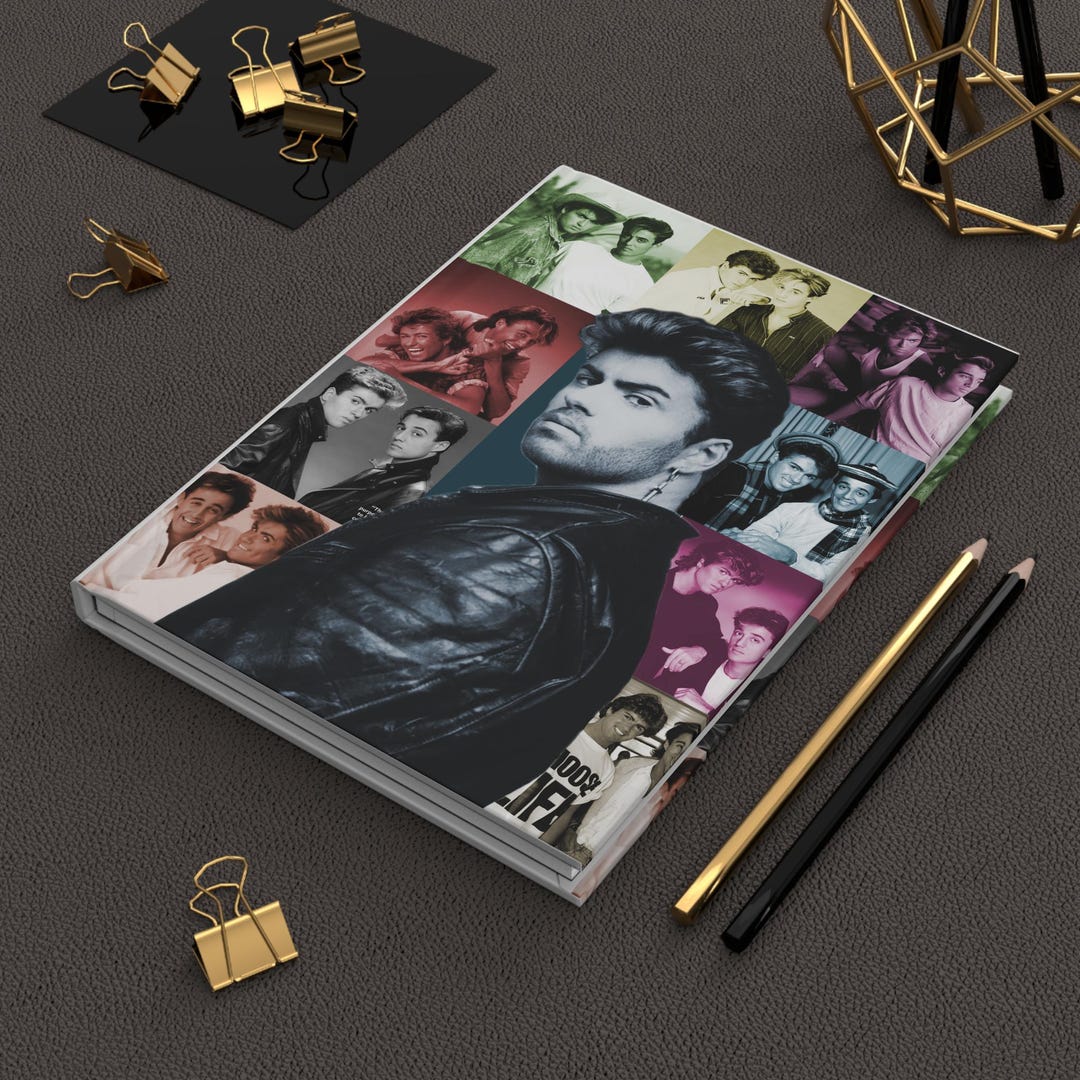 WHAM George Michael Fan Art Hardcore Notebook Journal 80s Pop Music ...