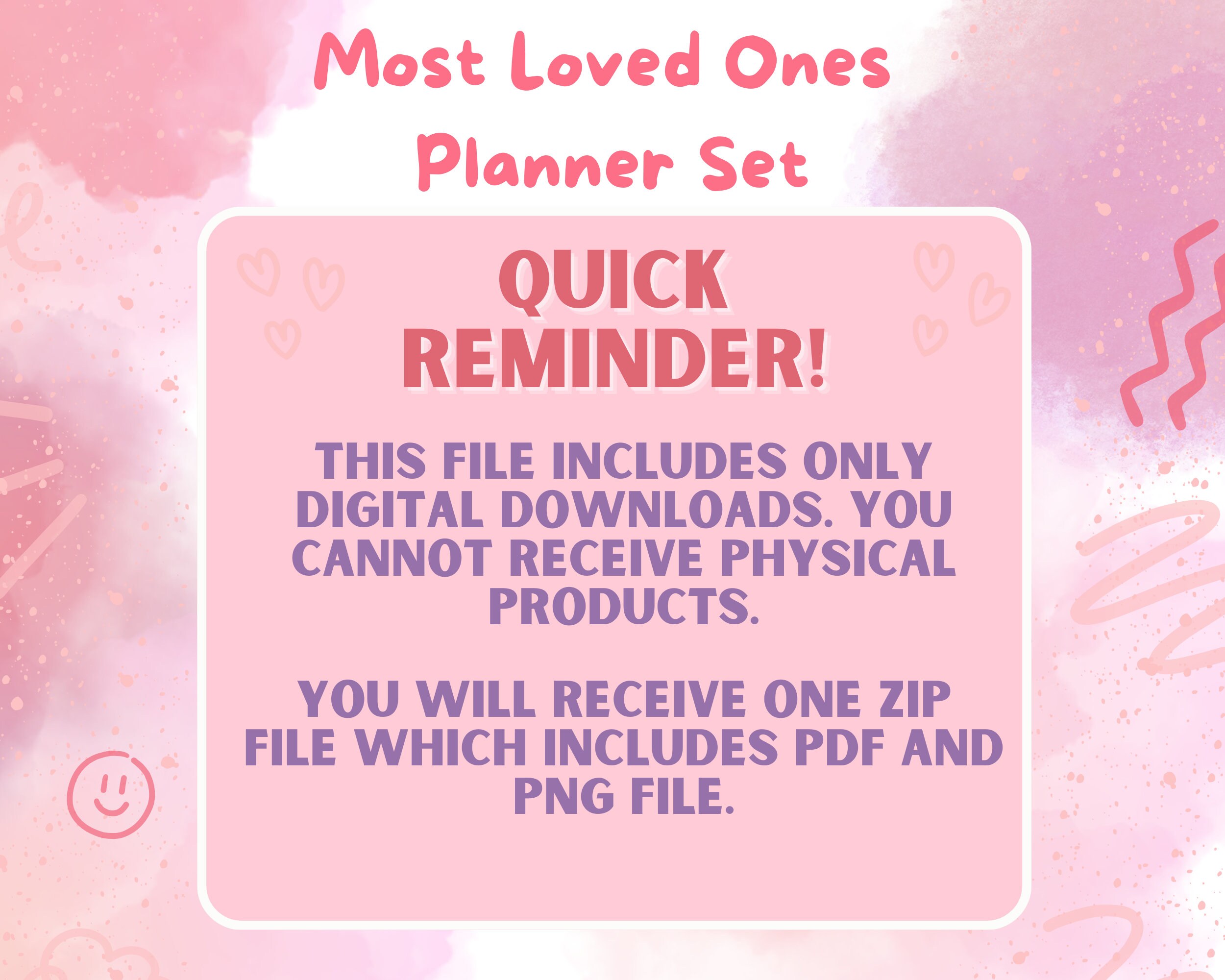 Most Loved Ones Undated Strawberry Monthly Weekly Planner Set, Cute ...