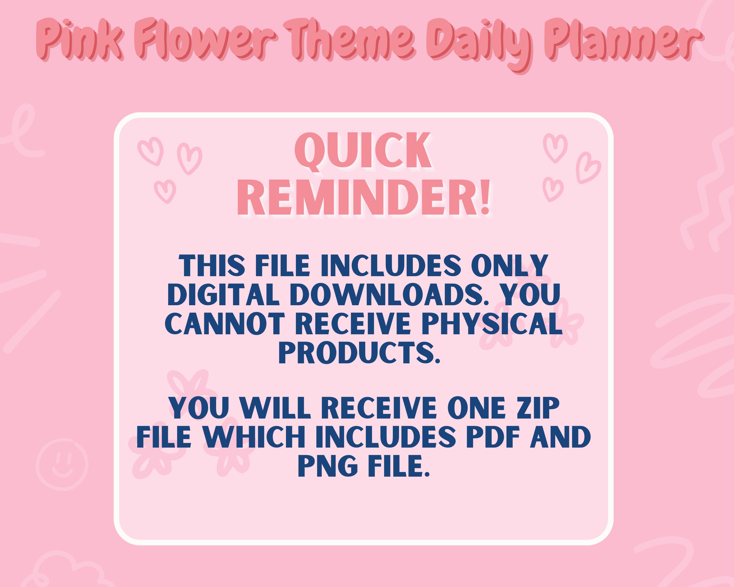 Pink Floral Daily Planner, Printable Hourly Schedule, to Do List ...