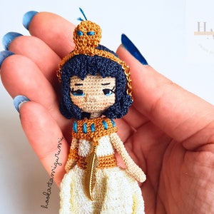 Miniature Cleopatra, Amigurumi Pattern, PDF Tutorial, Amigurumi Dolls ...