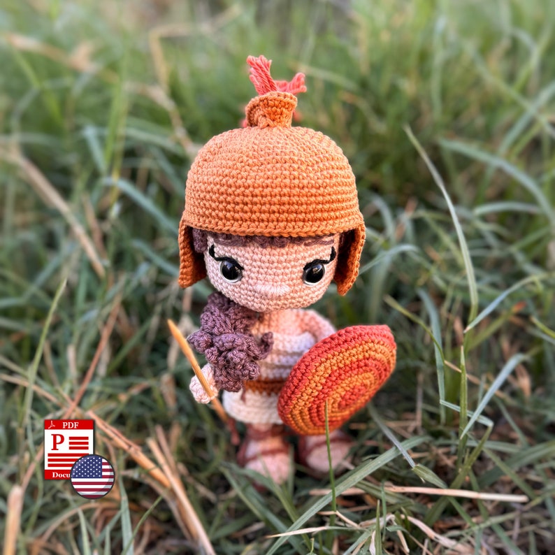 Athena Amigurumi Doll Crochet Pattern Greek Mythological Witchcraft ...