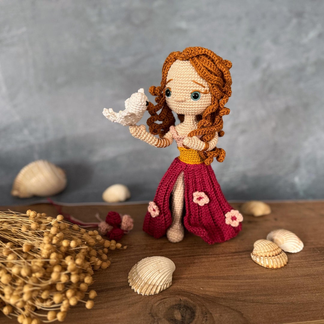 Aphrodite Crochet Pattern, Handmade Spiritual Greek Love Goddess ...
