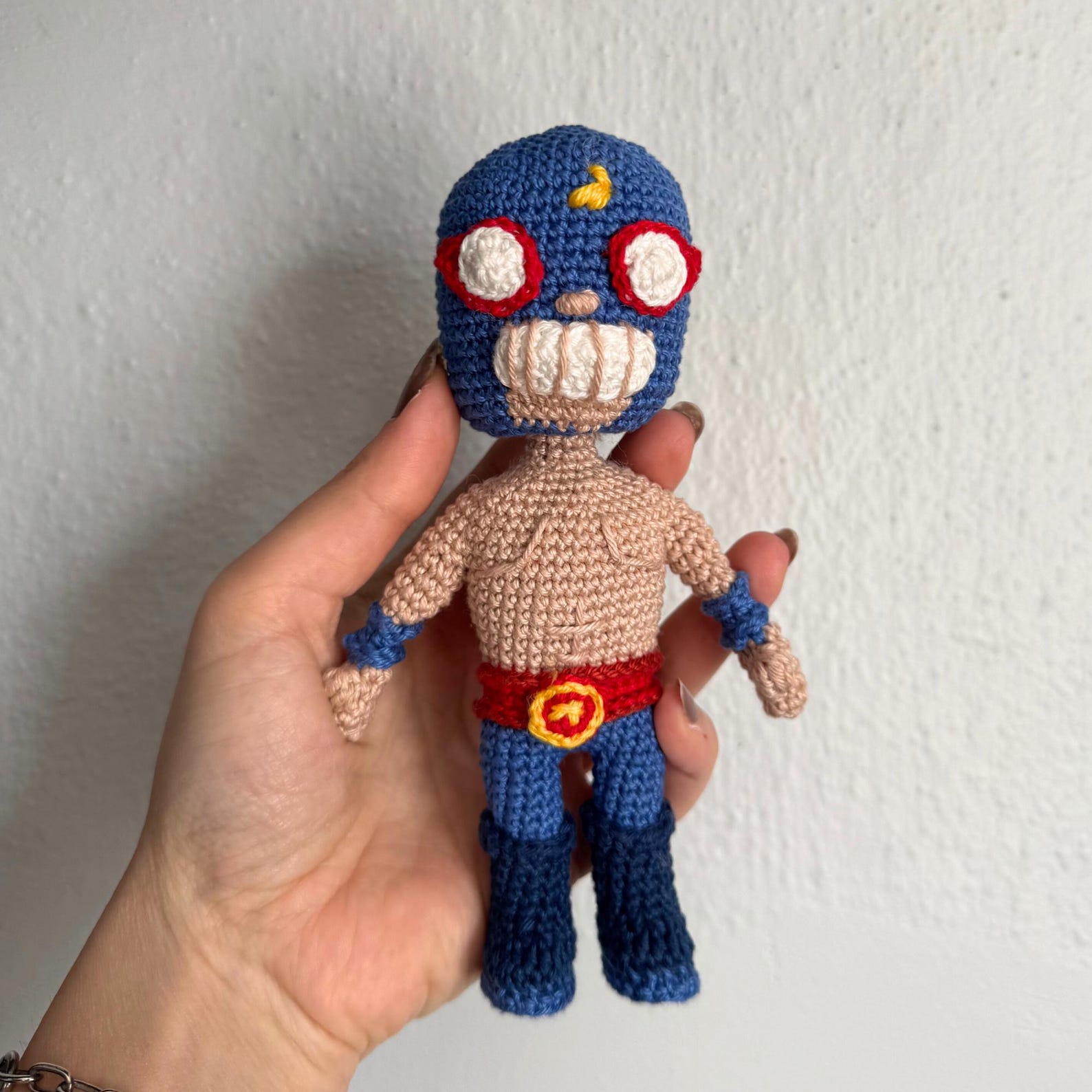 Wrestler Amigurumi Crochet Pattern: Handmade Plushie Toy (digital PDF ...