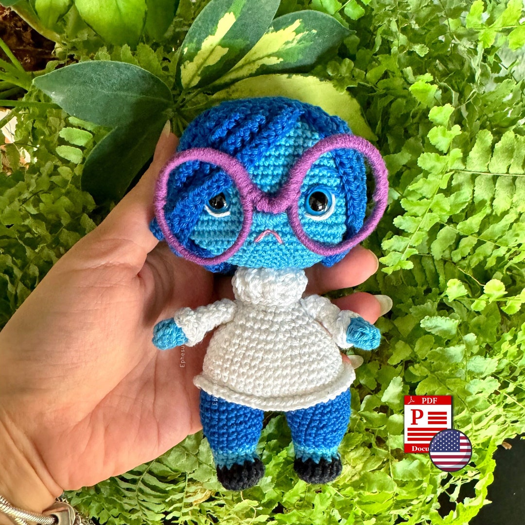 Charming Blue Sadness Crochet Amigurumi Pattern, Create Your Own ...