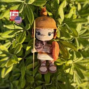 Athena Amigurumi Pattern Greek Mythology Crochet Doll, No Sew Amigurumi ...