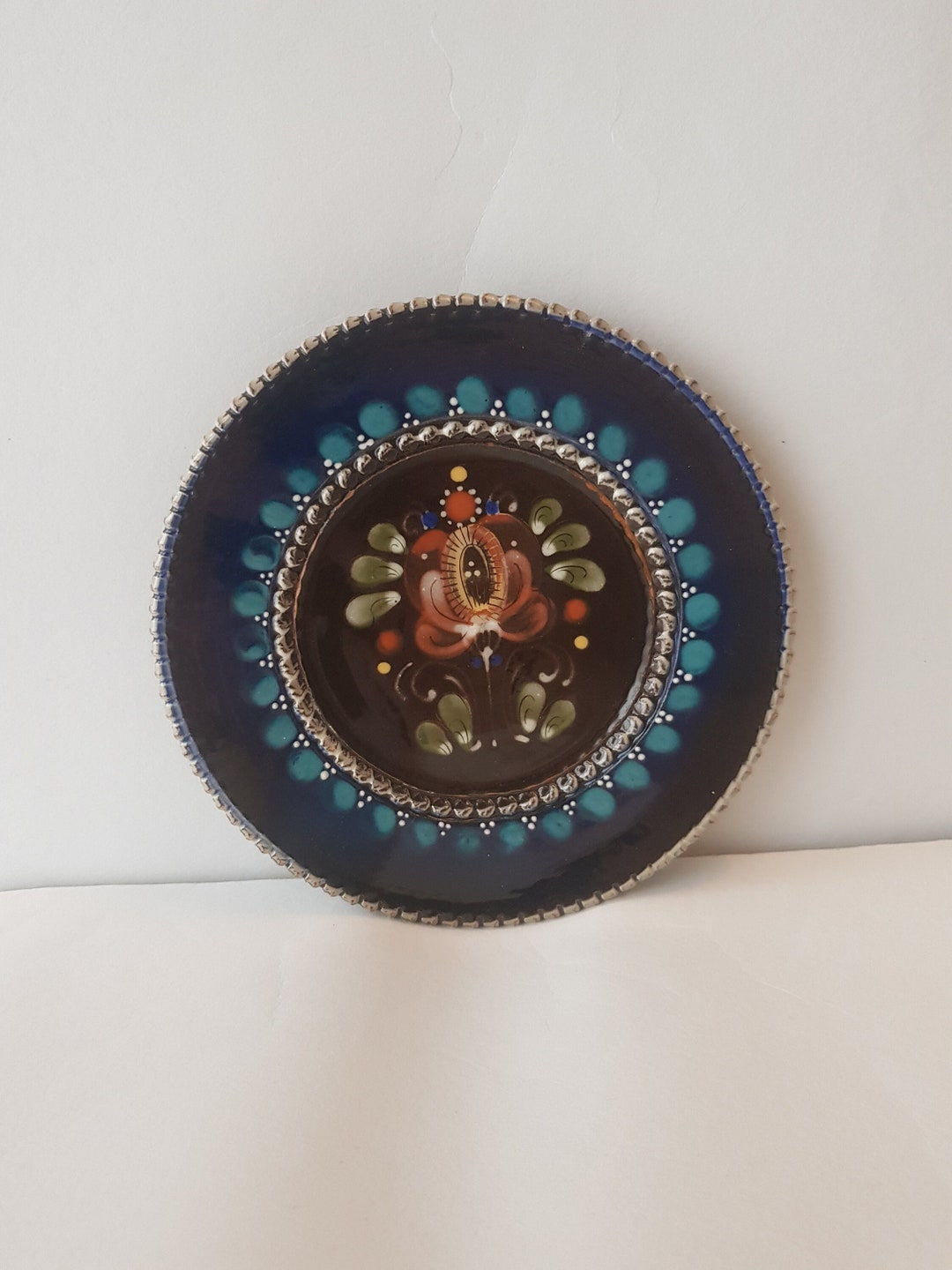 Swiss Vintage Pottery Wall Plate by Hugo Kohler Biel - Etsy