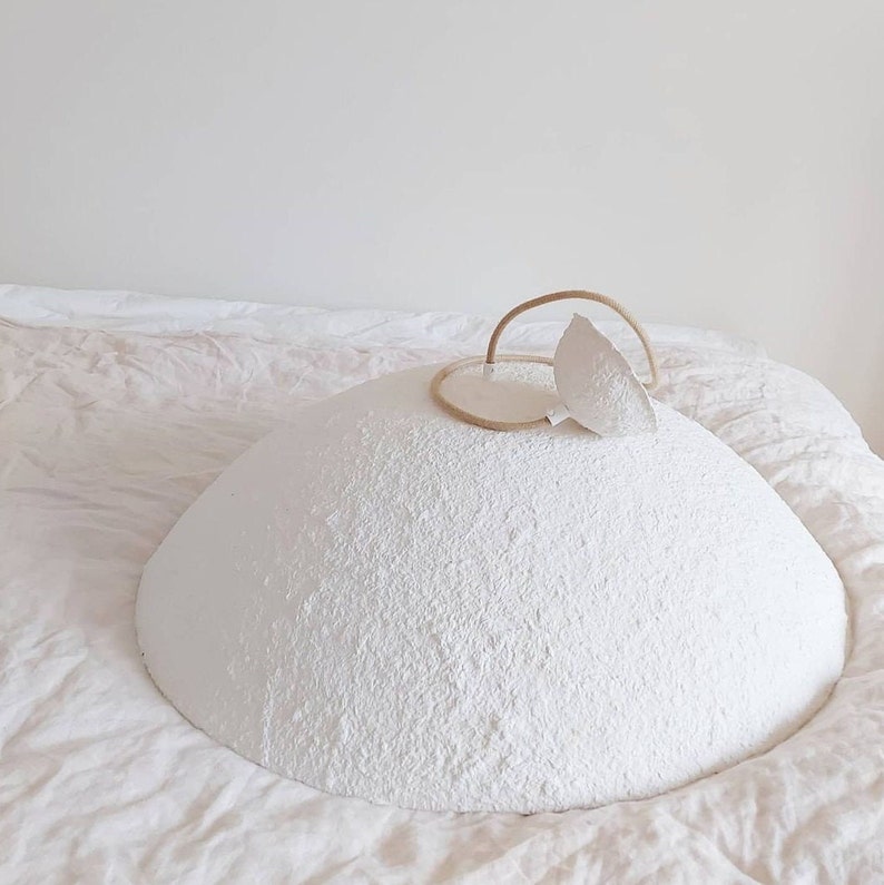 Paper Mache Lamp Pendant Light Minimalist Lamp Paper Mache - Etsy