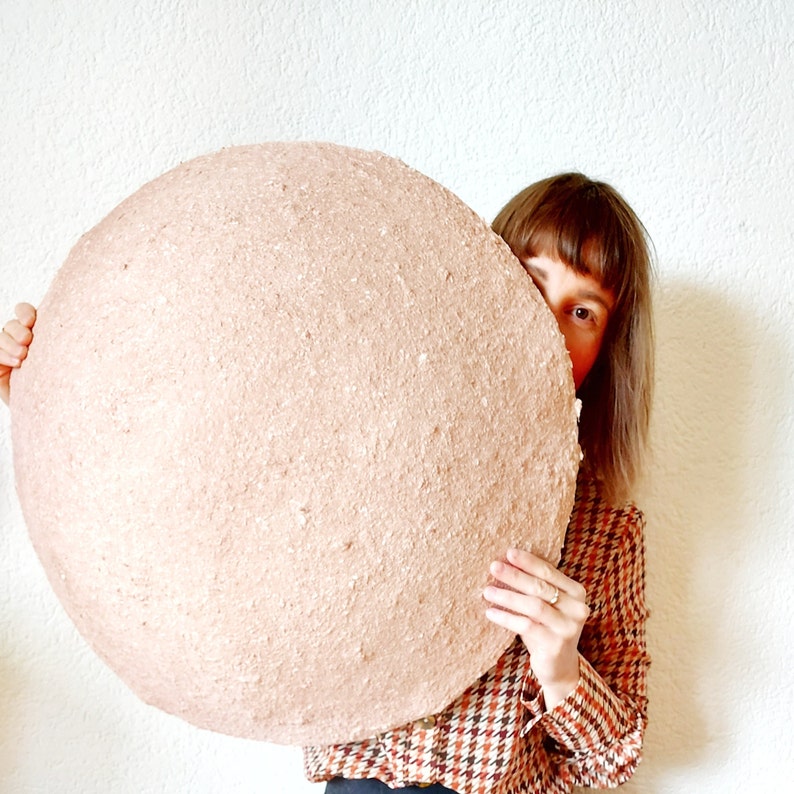 Paper Mache Lamp Pendant Light Minimalist Lamp Paper Mache - Etsy