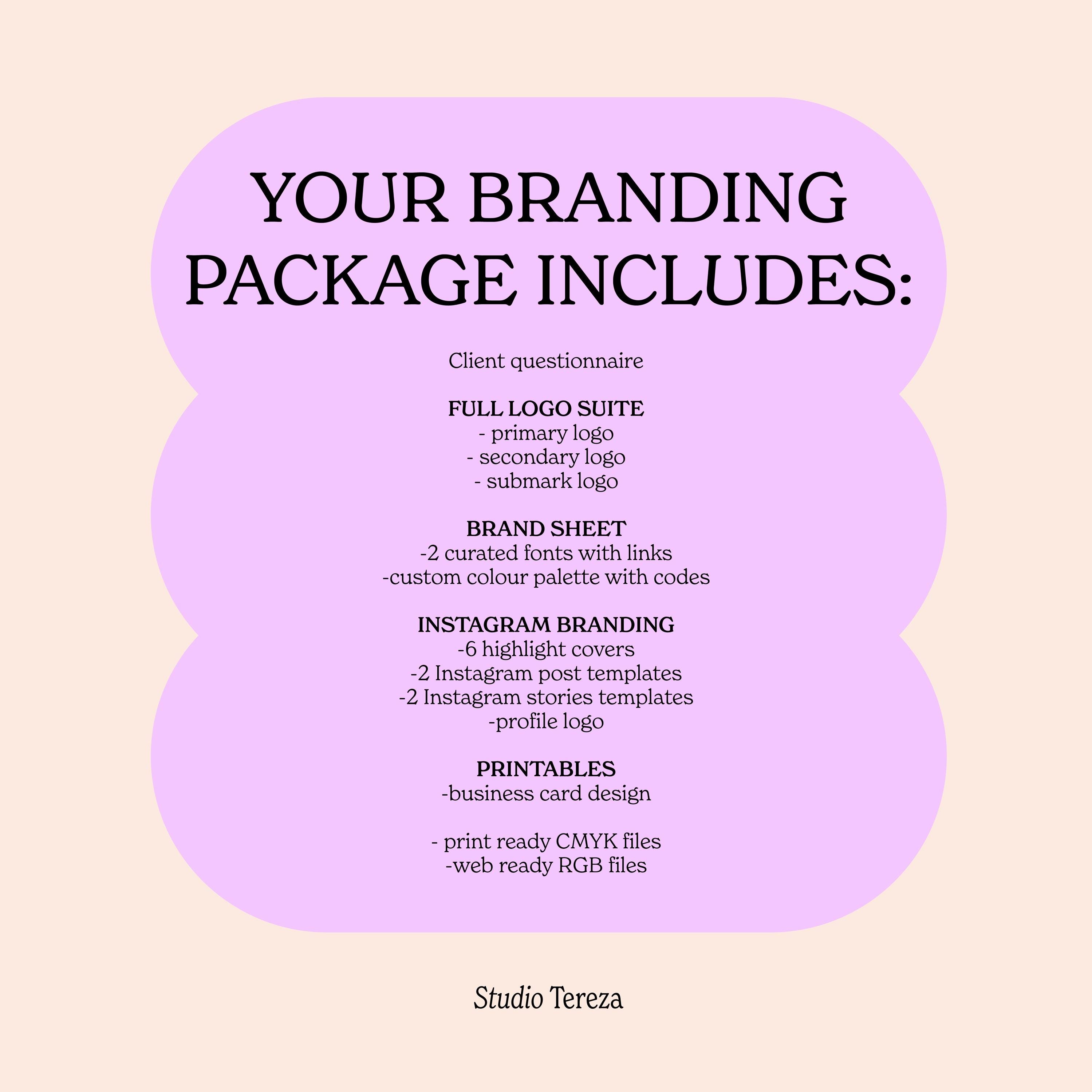 Custom Branding Kit, Branding Package, Small Business Branding, Brand ...