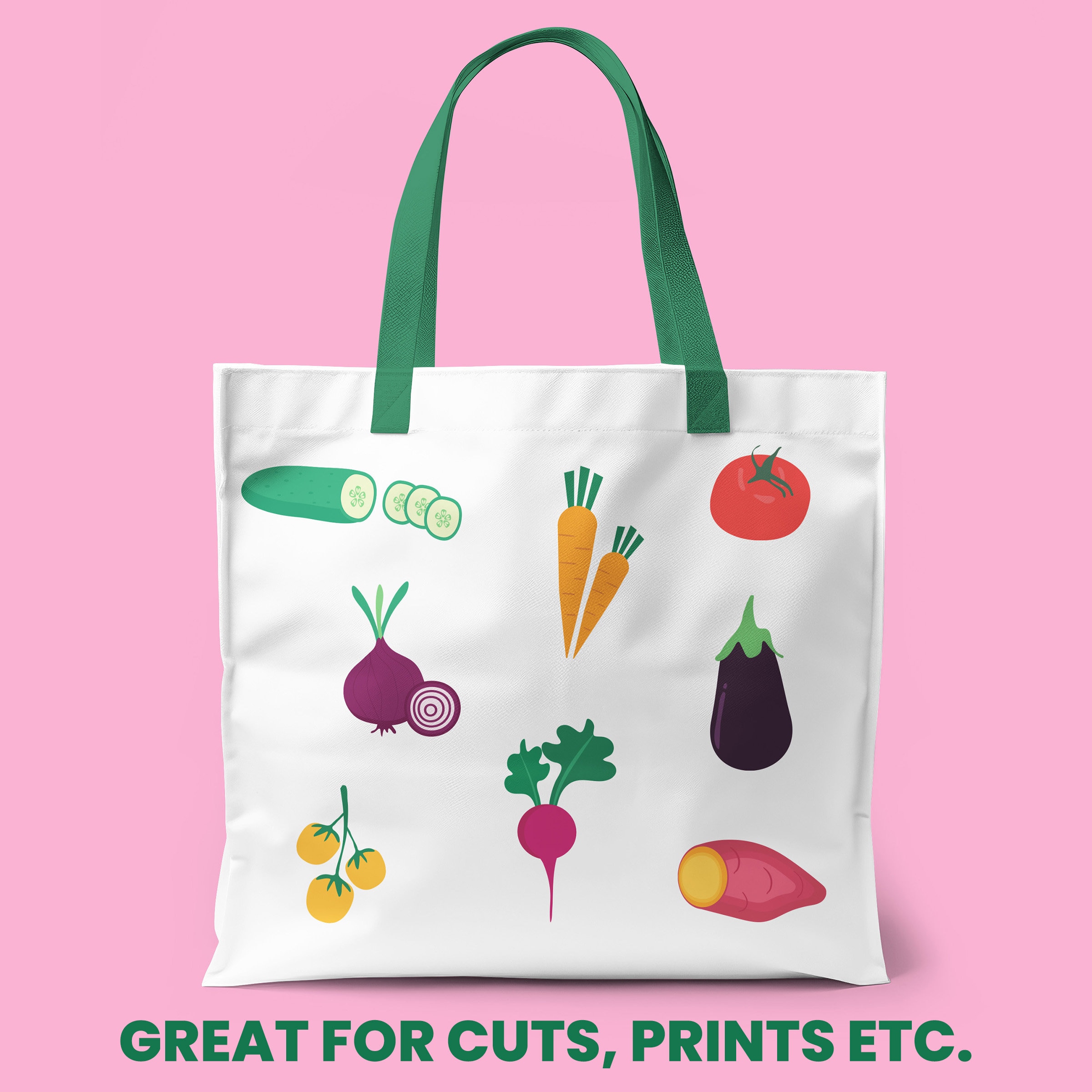 Vegetable SVG Bundle, Printable Cute Vegetable Vector Files, Vegetables ...