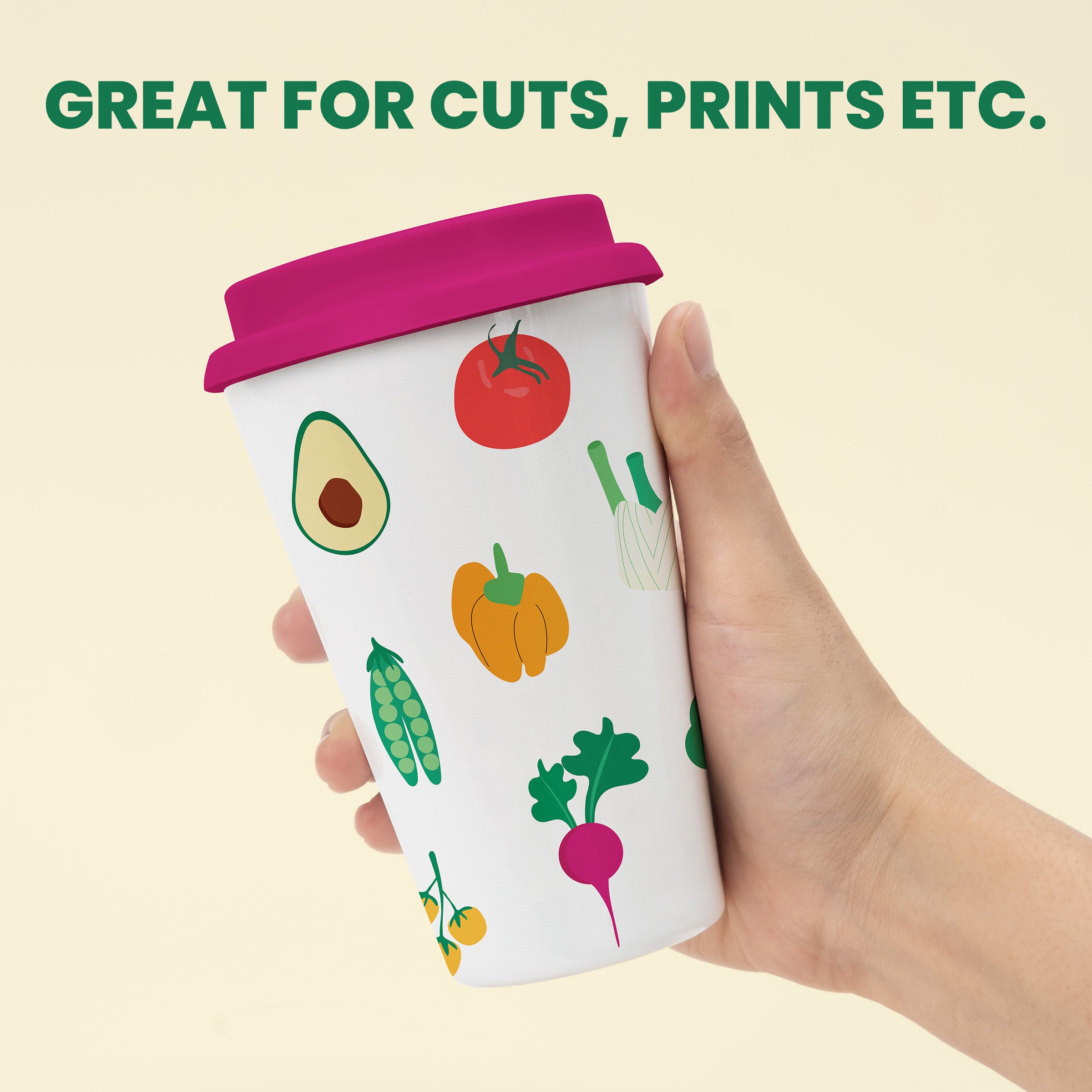 Vegetable SVG Bundle, Printable Cute Vegetable Vector Files, Vegetables ...