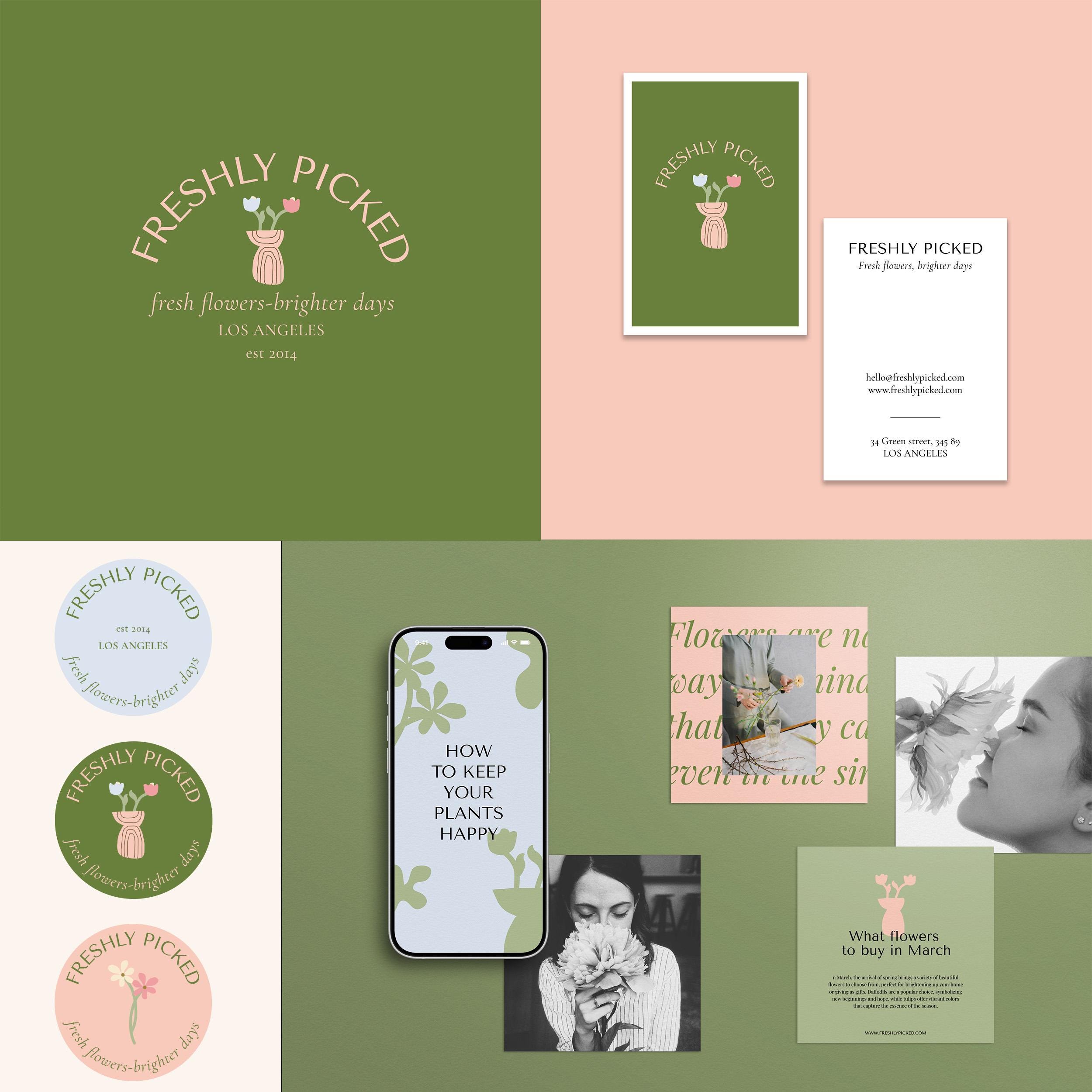 Custom Branding Kit, Branding Package, Small Business Branding, Brand ...