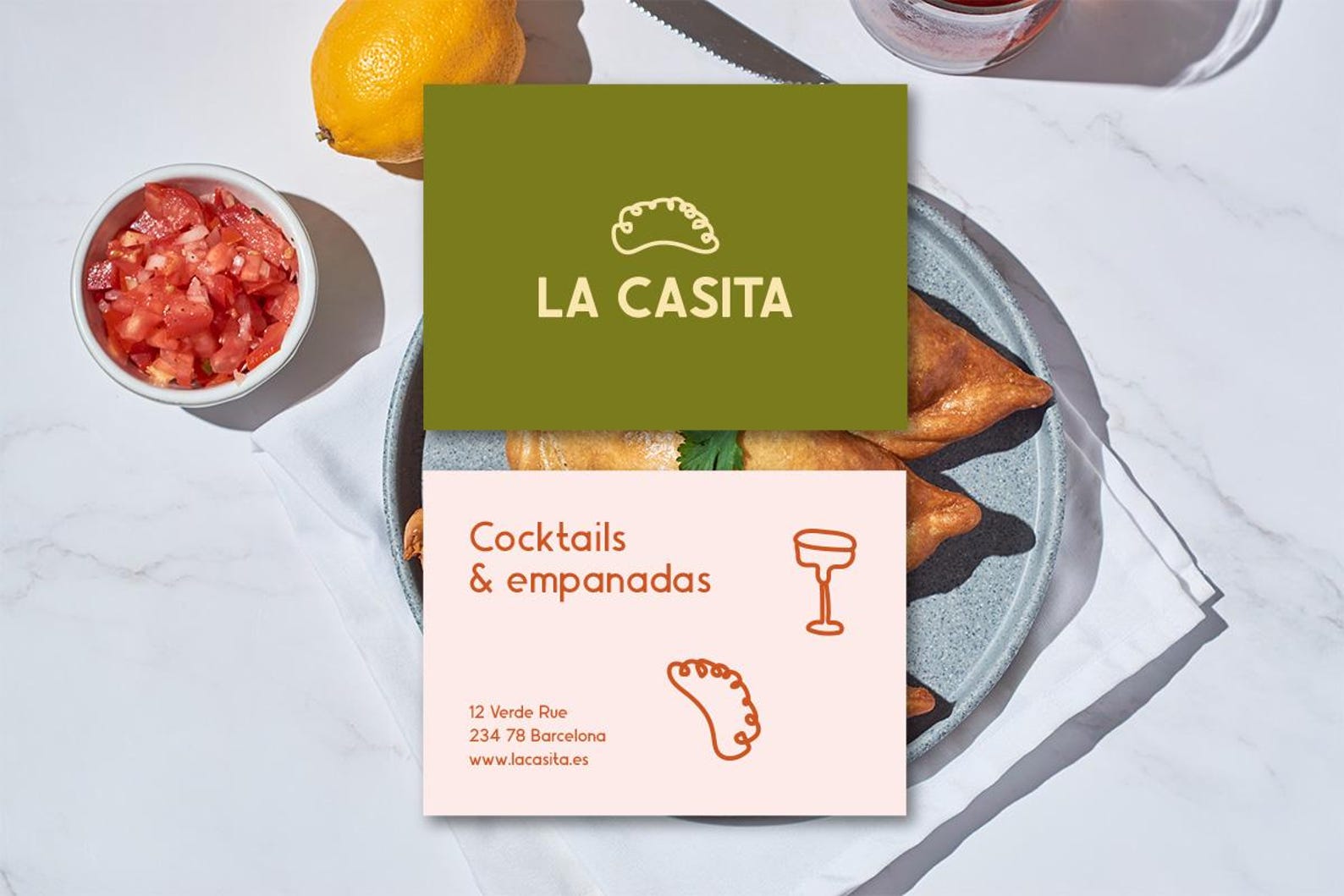 Custom Restaurant Branding Package: Logo Design, Small Business Kit - Etsy