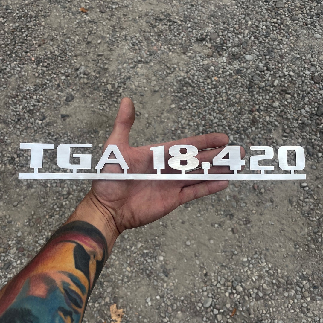 Emblema inscripción puerta logo Man TGS/TGX/TGA acero inoxidable - Etsy ...