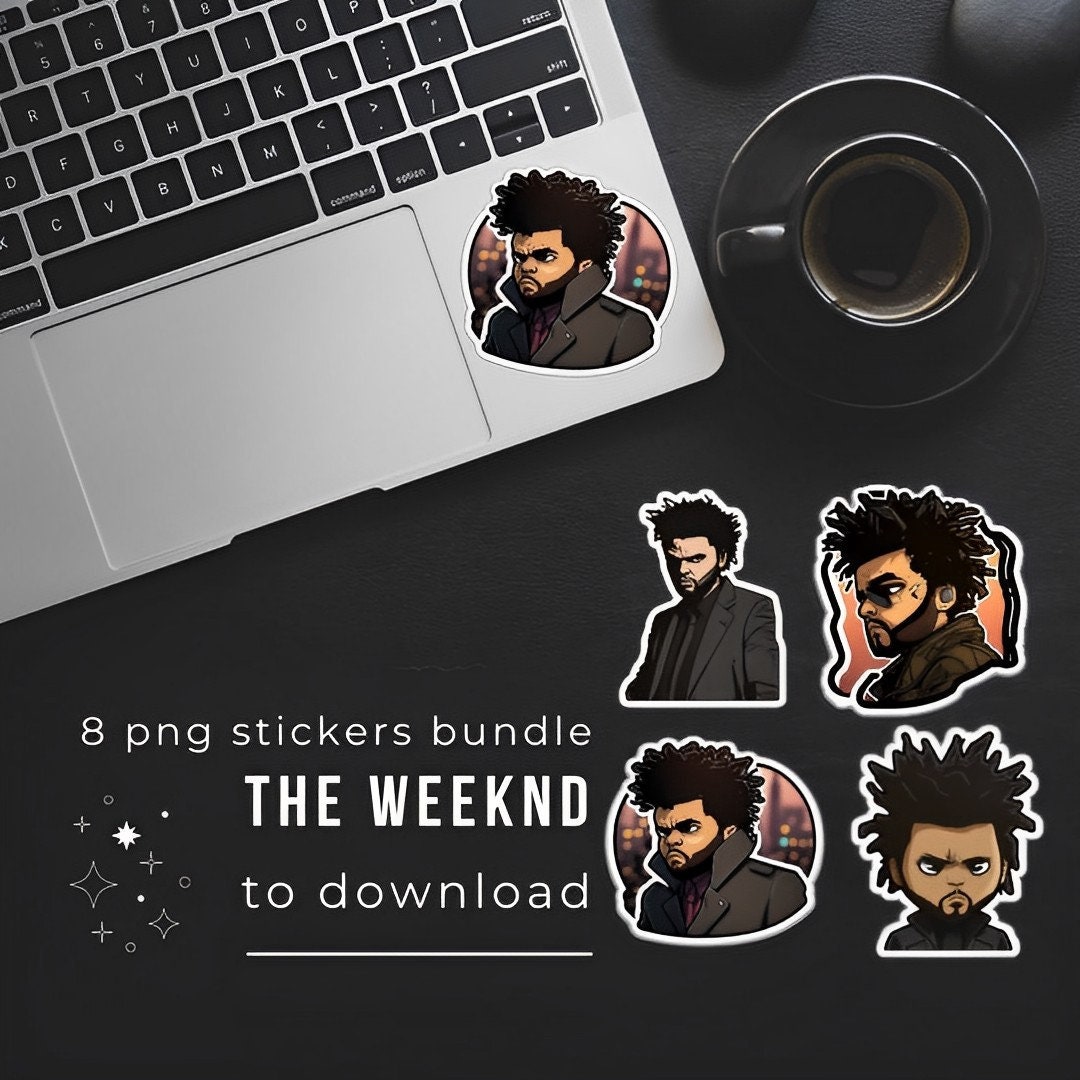 The Weeknd Stickers for Planners, Journals, Laptops DIY Sticker Pack ...