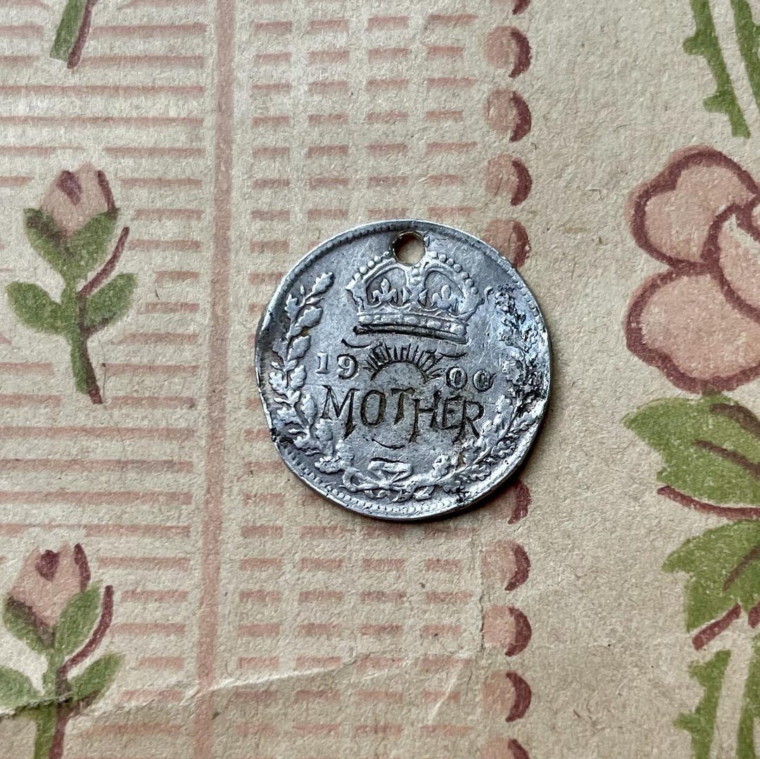 Victorian Mother Love Token Charm - Etsy