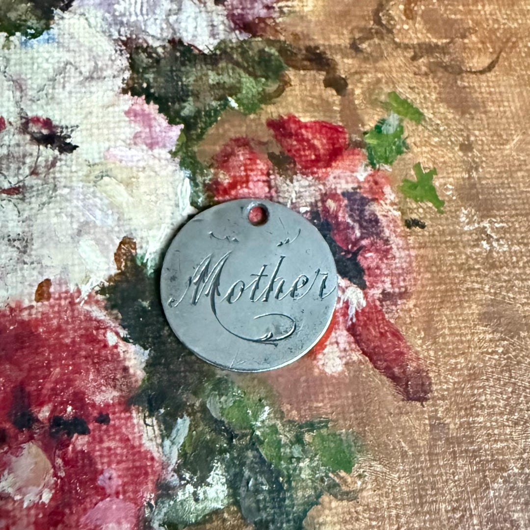 Victorian Mother Love Token Charm - Etsy