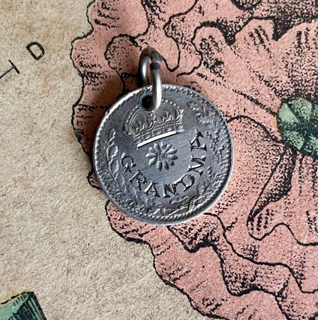 Victorian Grandma Love Token Charm - Etsy