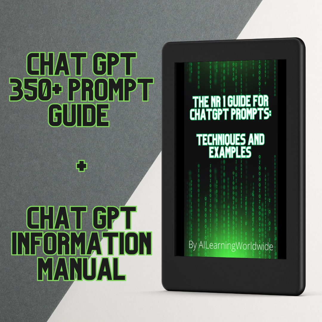 Chatgpt Prompt Ebook, Prompt Cheet Book, Chat Gpt 4, Guide Book ...