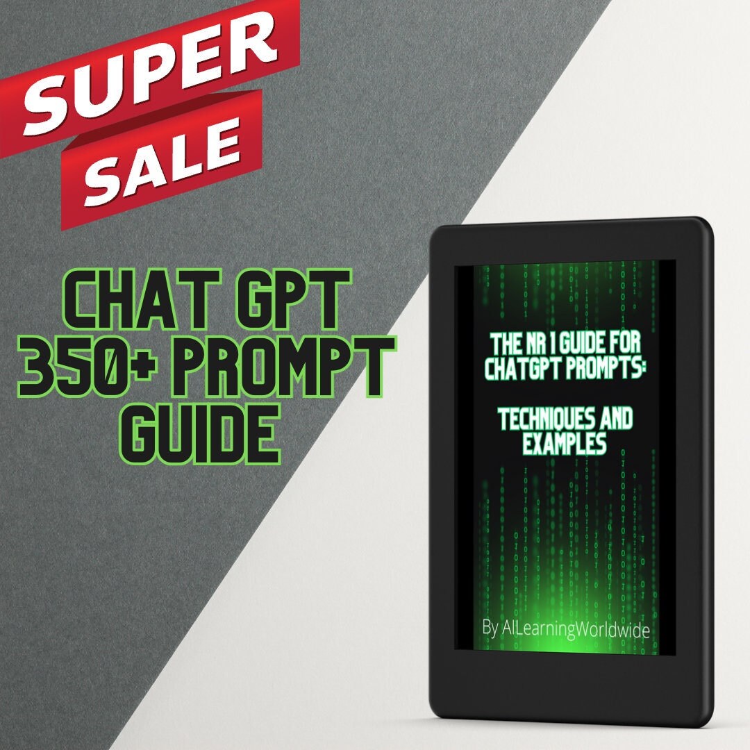 Chat GPT 350 Prompt Guide, Chatgpt 4, Cheet Book, Guide book, Negocios ...