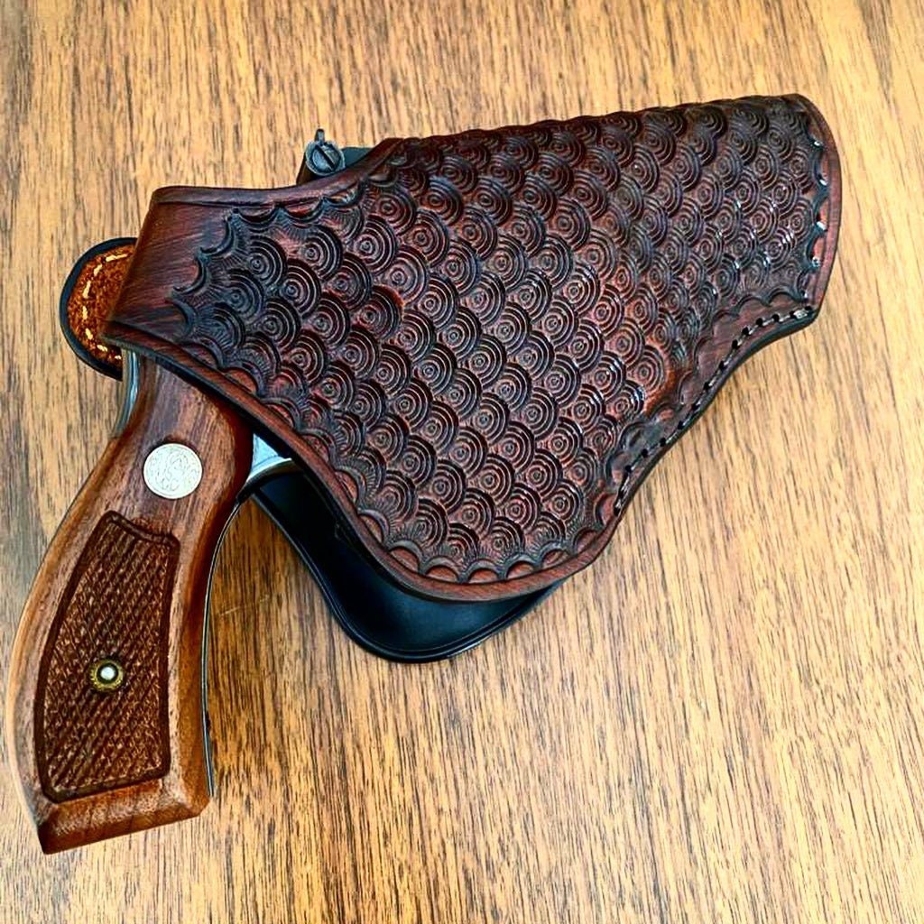 Leather Paddle Holster Fits Smith and Wesson, S&W Model 60 J Frame ...